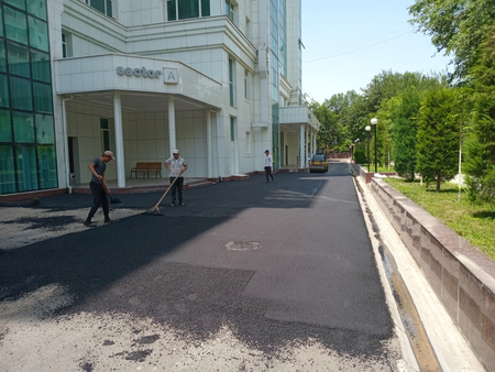 Asfalt  ishlari  . Асфалть  ишлари