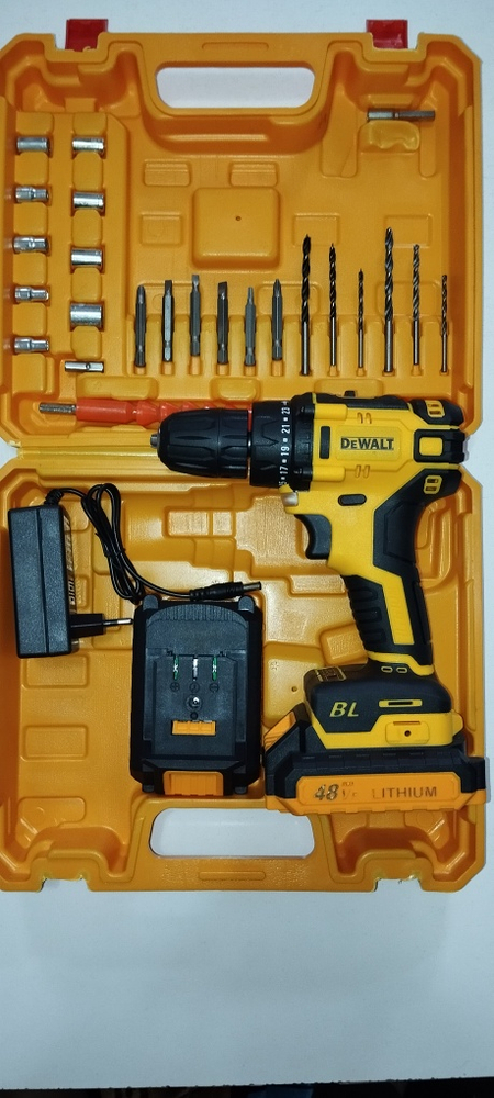 Бесщеточный шуруповёрт ERAMAX 18V 48V