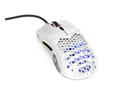 Игровая белая мышь RGB Glorious Model O Minus Glossy Matte Black White