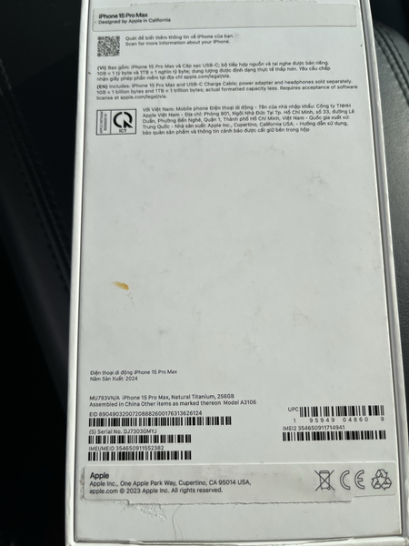 iPhone 15 Pro Max 256GB