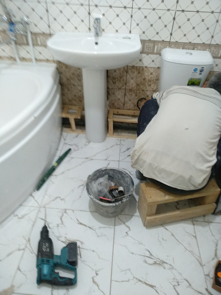 Установка бытовой техники.