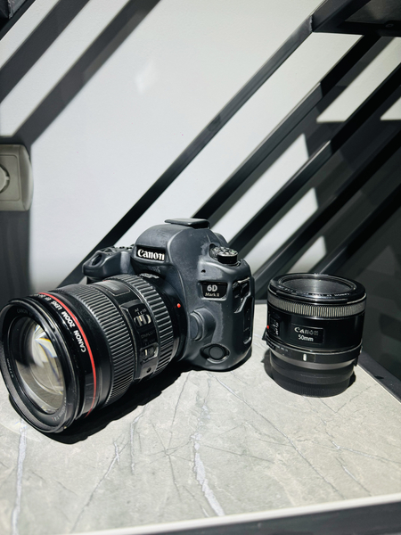 Canon 6d mark ii + 24-105 + 50m f1.8
