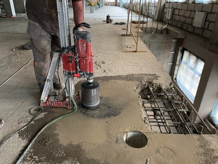 Beton buzish va teshish
