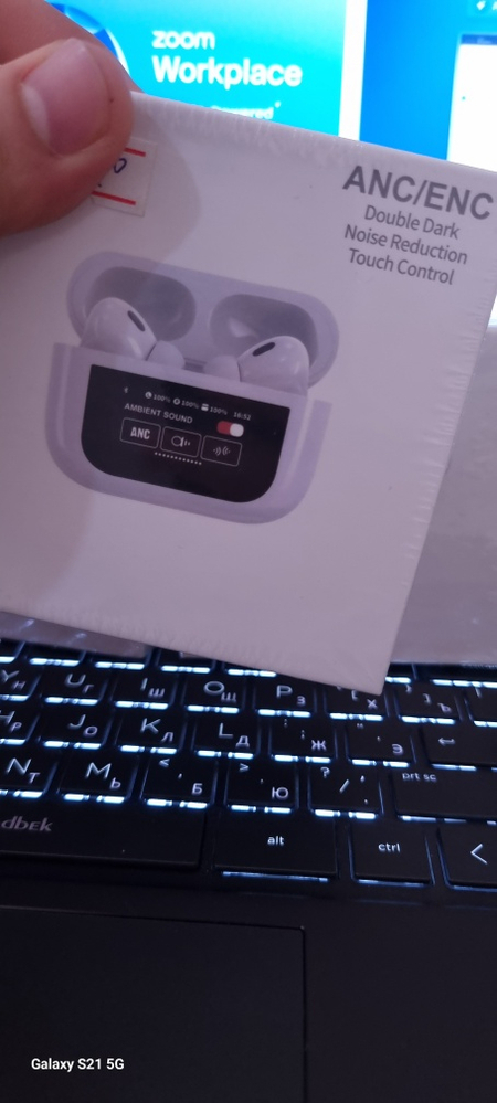 Airpods Pro 2 ANC  displayligi  eng arzoni sizfai bomba