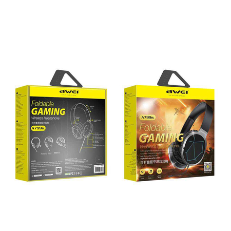 ДОСТАВКА БЕСПЛАТНО! AWEI A799BL - Игровые наушники с RGB подсветкой