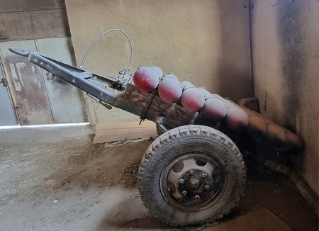 8 газ баллонов на телеге / 8 gaz ballon telejkada