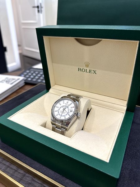 Rolex Sky-Dweller 42mm Steel and White Gold 326934