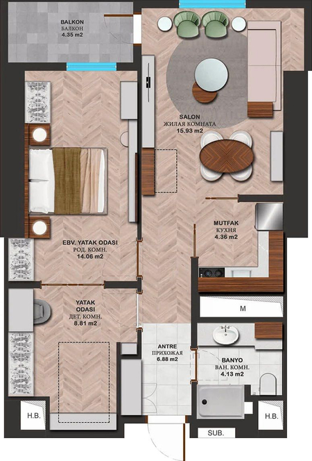 Продается Квартира Nest One
