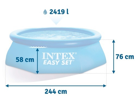 2.44×76 intex Надувной Бассейн доставка