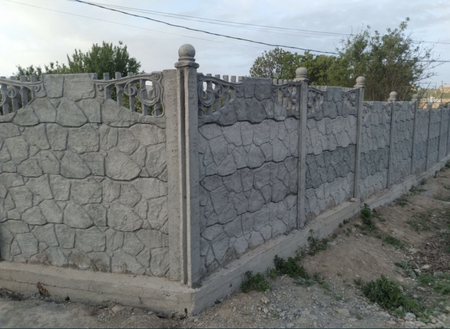 Evrozabor sotamiz va o’rnatamiz Beton zabor