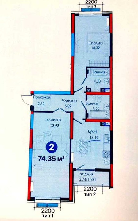 Продажа квартиры 2/5/12 по Горячей цене!!!В ЖК NRG JOMIY ID:DM127