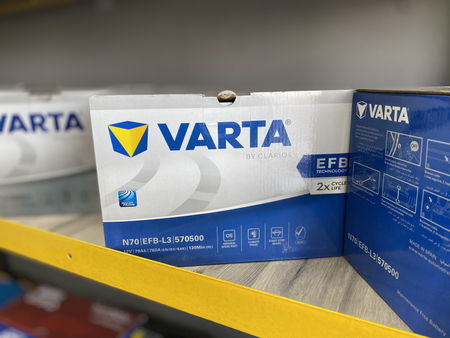 Akumulator VARTA 70Ah, 74Ah, 80Ah, 95Ah