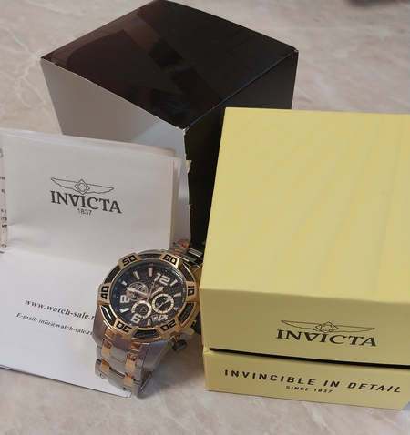 Мужские кварцевые двухцветные часы Invicta 25856 Pro Diver