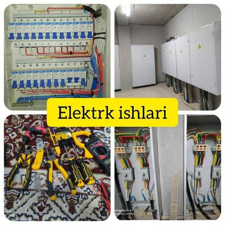 Elektrik ishlari  Электромонтажные работы честные