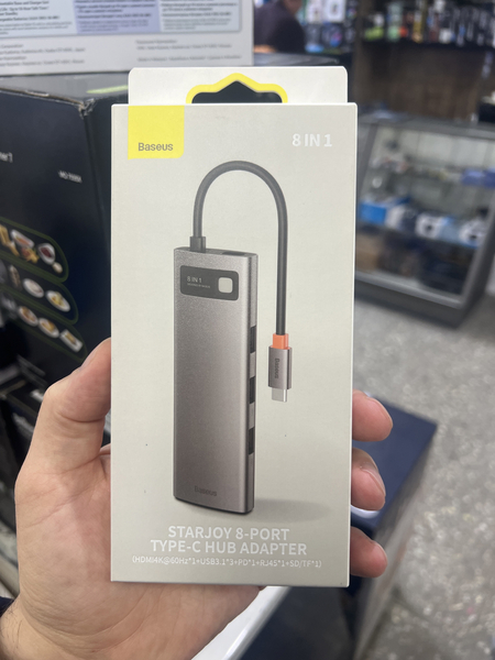 Хаб USB-концентратор Baseus 4K/60Hz 8-in-1