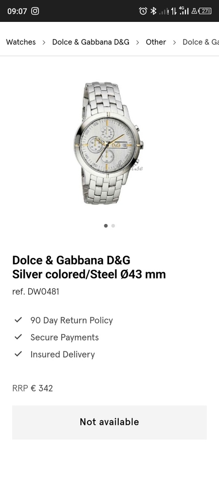 Часы от D&G original