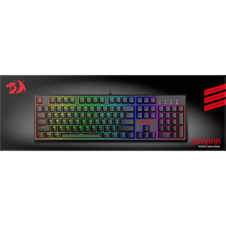Игровая механическая клавиатура с подсветкой Redragon Surara red sw RU