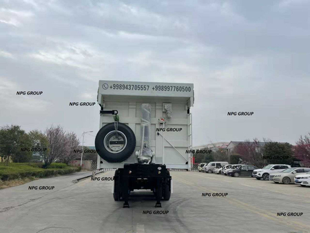 ТЯГАЧ HOWO A7 CNG420 Самосвальный полуприцеп 60т 40м3 (усиленный)