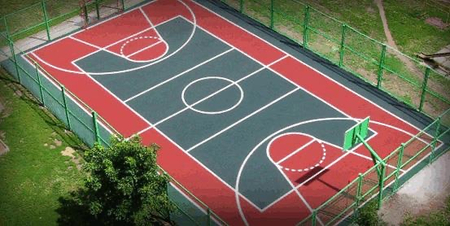 Stadionlar uchun quyma rezina qoplamasi , резиновое покрытие монолитно