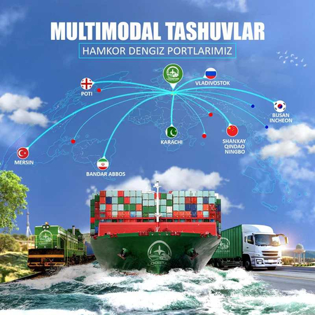 Logistika O\\\'zbekiston bo\\\'ylab hamda xalqaro yo\\\'nalishlarda