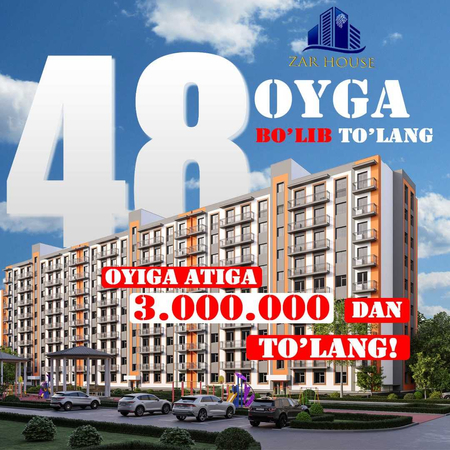 Zarhouse Olmaliq yangi uylar
