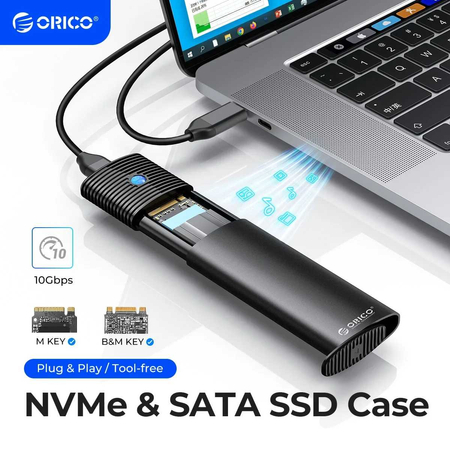 Orico M2 NVME case 10Gb/s Type-C на USB3.0
