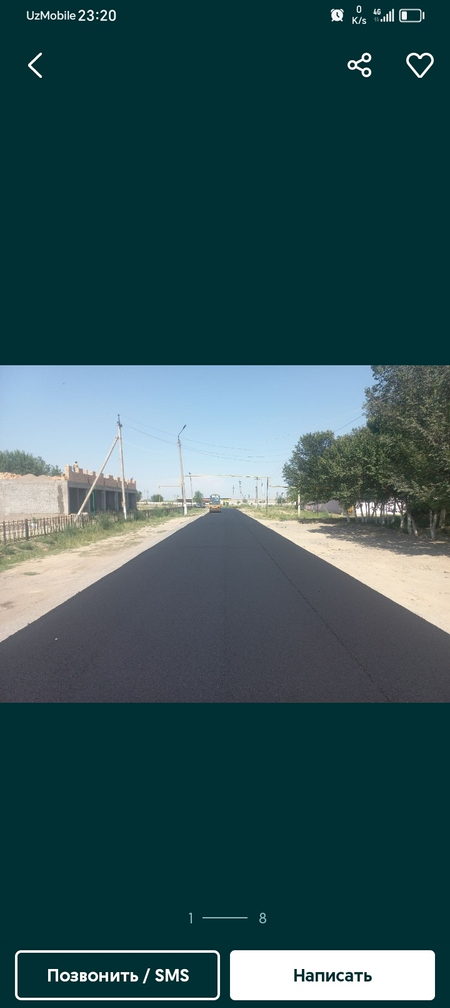 Асфальт хизматлари енг сифатлиси бизда
