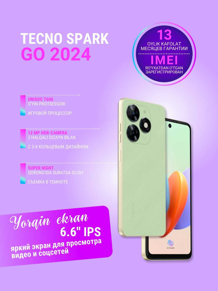 Smartfon Infinix Smart 8 , Tecno Spark Go, Itel, Samsung, Redmi, Xiaom