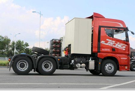 FAW JH6 на пневмоподушке с 12 газовыми баллонами + ретардер