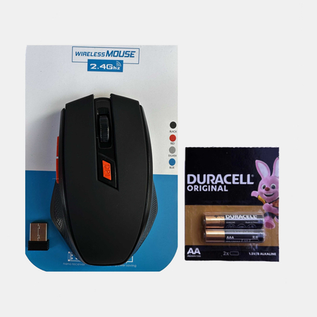 Беспроводная игровая мышка, с батарейками DURACELL в комплекте UZUM