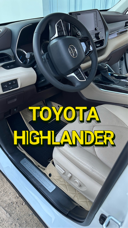 9D polik / коврики для Toyota Highlander