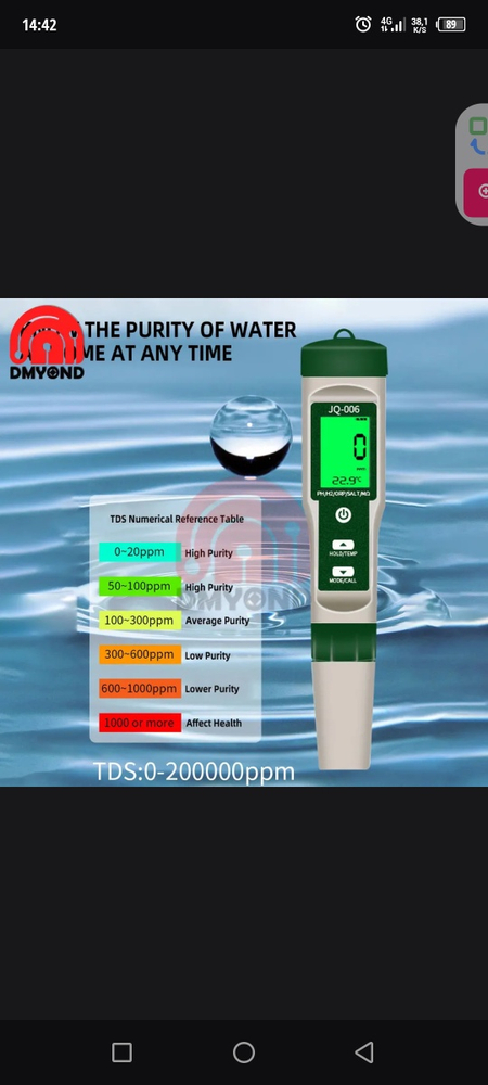 PH TDC измеритель воды 10в 1