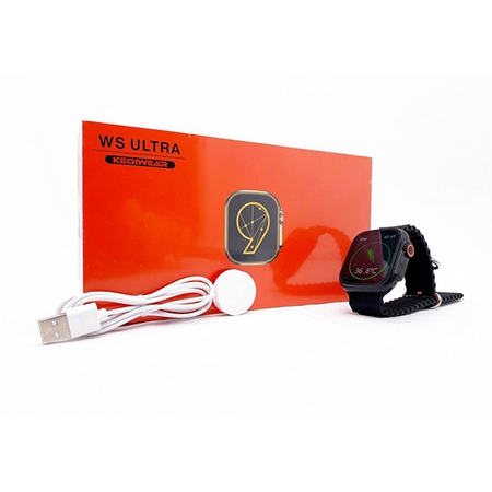 WS9 Ultra smartwatch Black