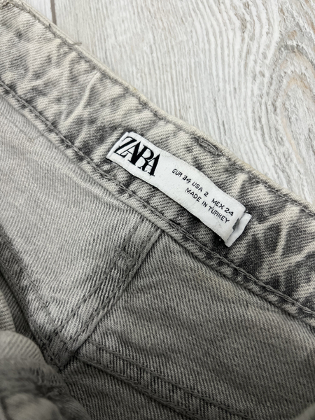 Джинсы ZARA серые