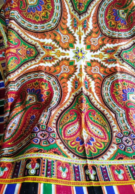 Винтажные шерстяные шали, Япония