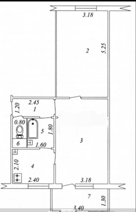 Продвется! 2х-ком.3/4.м-в Феруза