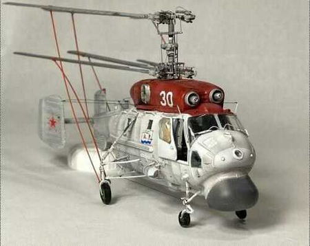 Сборная модель вертолета Ка-25 (АСЕ и КiТ, 1:72)