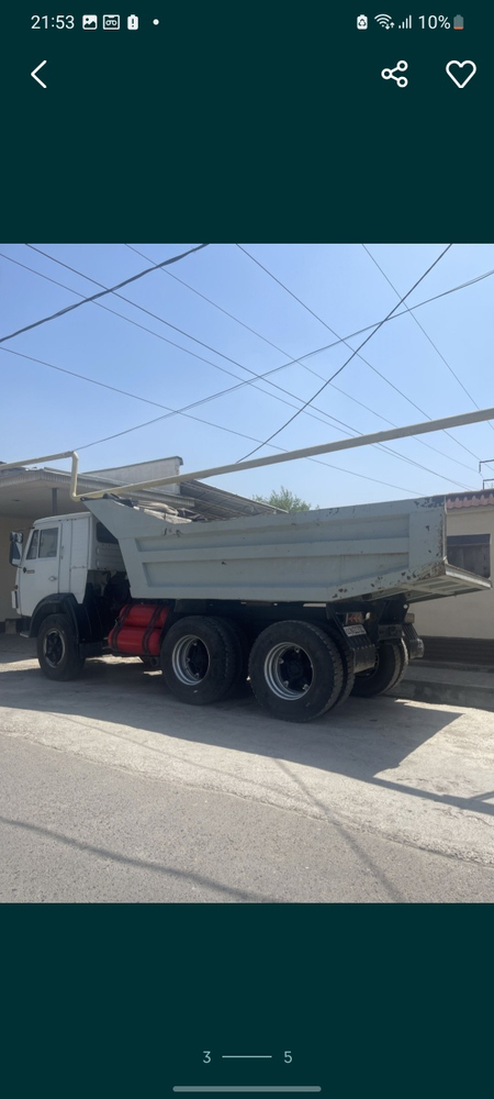 Kamaz gazli. 55111 sotiladi
