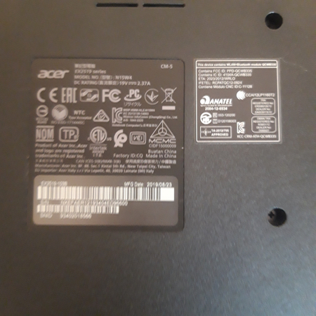 Acer EX2519 series
