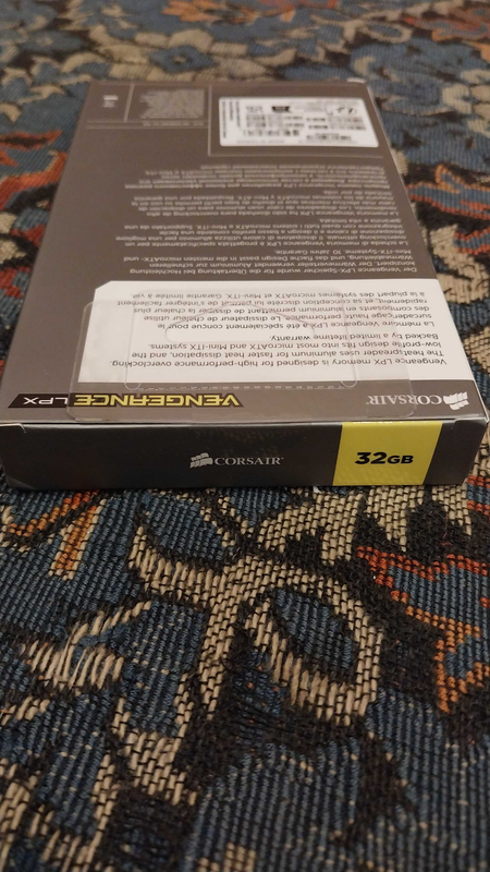 NEW Оперативная память Corsair Vengeance LPX 32GB (4 X 8 GB) 3200 MHz.