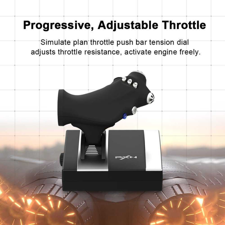 PXN 2119 PRO FLIGHT STICK игровой штурвал для авиасимуляторов