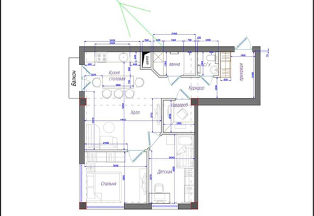 Новостройка ЖК Mega Tower Коробка Ор 13-Кв/Универсам Базар3/10/12 67м2