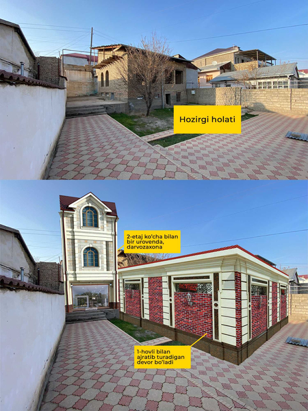 Hovli sotiladi. Продается дом