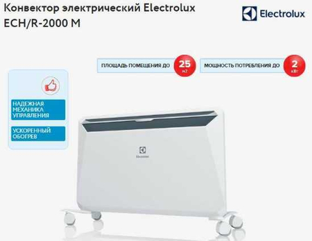 Оптом! Конвекторный обогреватель Electrolux Rapid ECH/R-1500/2000M