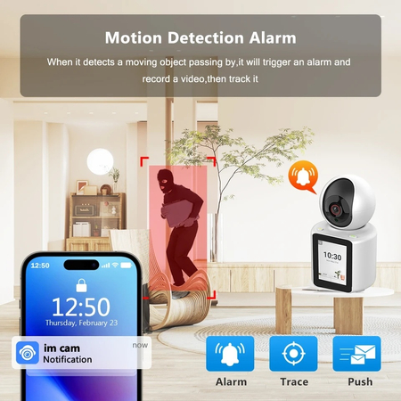 Умная wi-fi камера с видеозвонком FullHD 1080p, Smart Camera WiFi Full