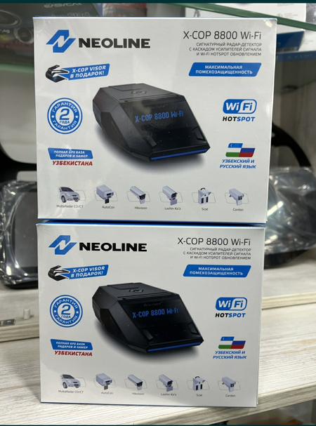 Yangi Neoline X-COP 8800 Wi-Fi original 2 yil garantiya dastafka bor