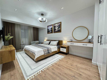 м.Ойбек Ц-7 пос.Юж.Кореи 3-комн 3/9 70 м² евроремонт мебель техника