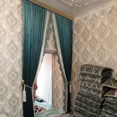 Парда, шторы, покривал, чехол, дастурхон ва хоказо.