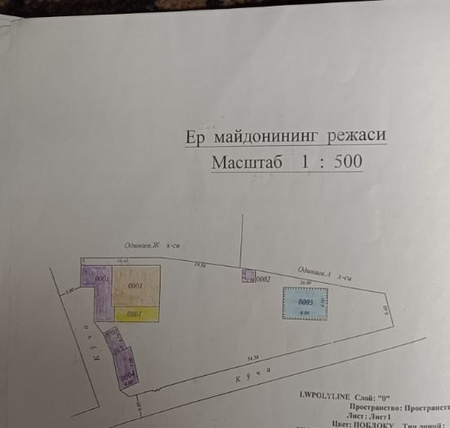 Uy sotiladi Toshkent vil Bo'stonliq tum, Yakkatut mahalla