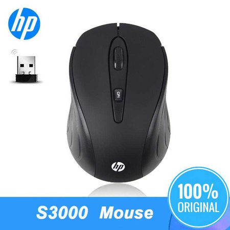 Мышка  WL HP S3000 Черный     (NT8184)